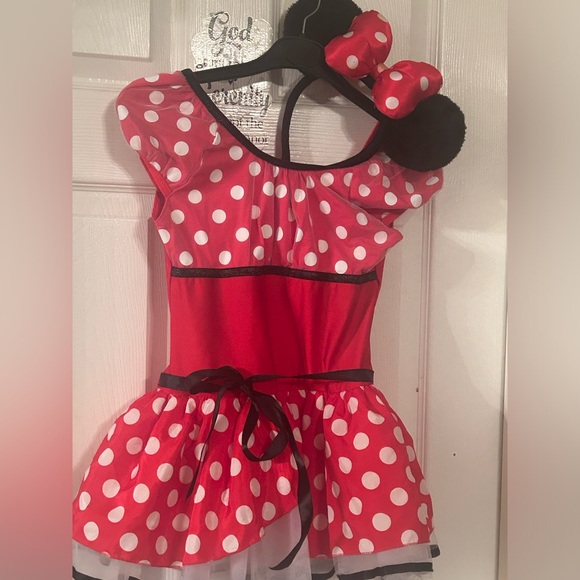 Costumes | Minnie Mouse Dress Up Costume With Headbandears | Poshmark